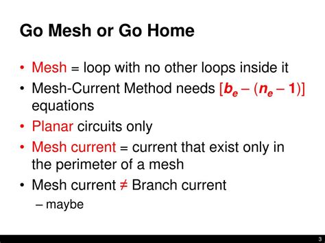 Ppt Lecture Mesh Analysis And Source Transformations Nilsson
