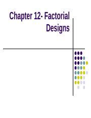 Factorial Designs Understanding Interactions And Main Effects Course