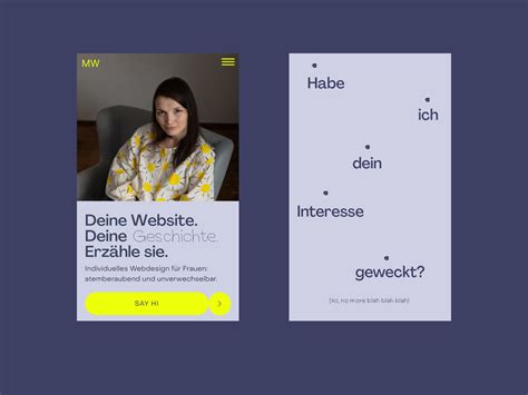 Webdesign Maria Wiedner Awwwards Honorable Mention