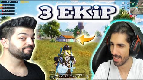 1 EVDE 3 EKİP BU NASIL MAÇ ft ERSİN YEKİN PUBG MOBİLE YouTube