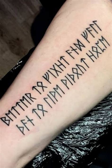 Bind Runes Tattoo Exact Meaning Symbolism And Design Inspiration From