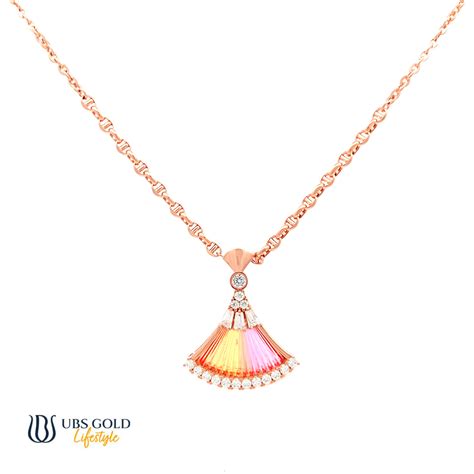 UBS Gold Kalung Emas Rainbow H6k0002 17K UBSLifestyle Perhiasan