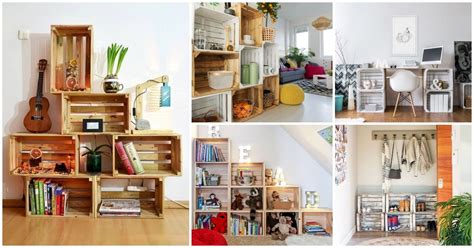 32 Ideas de Muebles con Cajas de Madera Muy Fácil