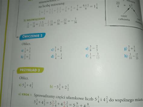 ćwiczenie 2 liczby wymierne Brainly pl