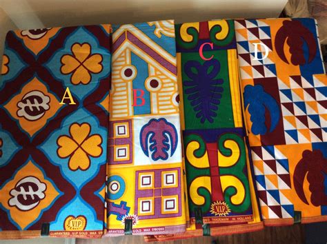 Assortment Of African Ghanaian Adinkra Symbols Kente Cloth Etsy