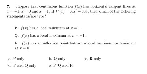 solved suppose that continuous function f x has horizontal