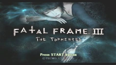 Fatal Frame III The Tormented Part 1 The Manor Of Sleep YouTube