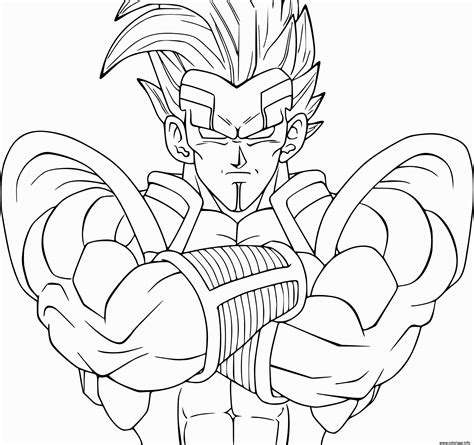 Coloriage Unique Dragon Ball Z Vegeta Dessin Dragon Ball Z à imprimer