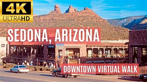 Downtown SEDONA ARIZONA Virtual Walking Tour 4K YouTube