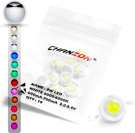 Chanzon Pcs High Power Led Chip W Infrared Ir Nm Ma