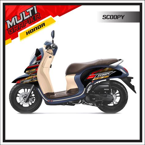 Jual Stiker Striping SCOOPY F1 Sticker Stripping Scoopi DeCal Motor