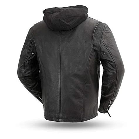 First MFG Co Street Cruiser Chaqueta De Piel Para Hombre Para