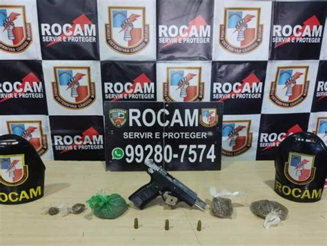 Polícia Militar detém homem em posse de arma e drogas na zona norte SSP