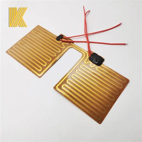 6V Flexible Polyimide Film Kapton Heater With Adhesive Polyimide