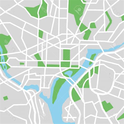 Washington Dc Vector Map At Vectorified Collection Of Washington