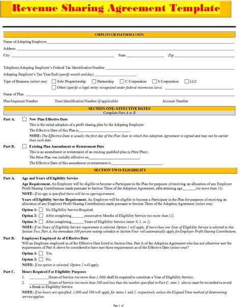 Partnership Agreement Template Excel Word Template Artofit