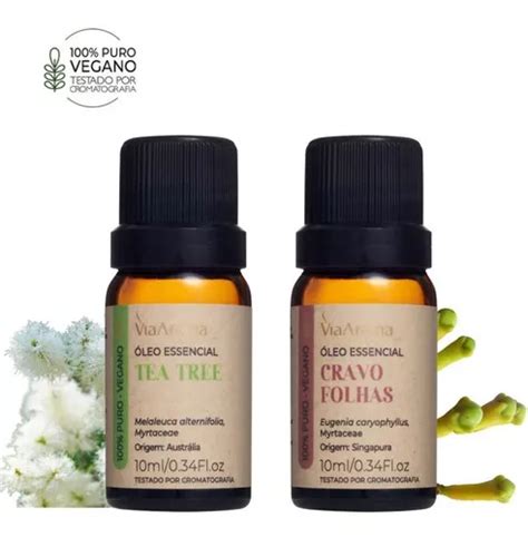 Rbol De T Leo Essencial E Cravo Folhas V A Aroma Antif Ngico