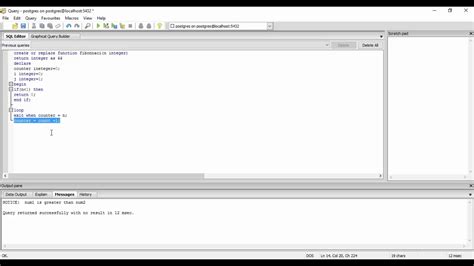 tutorial 47 loop in plpgsql youtube