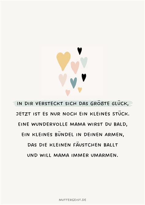 Schöne Glückwünsche und süße Sprüche für werdende Mütter
