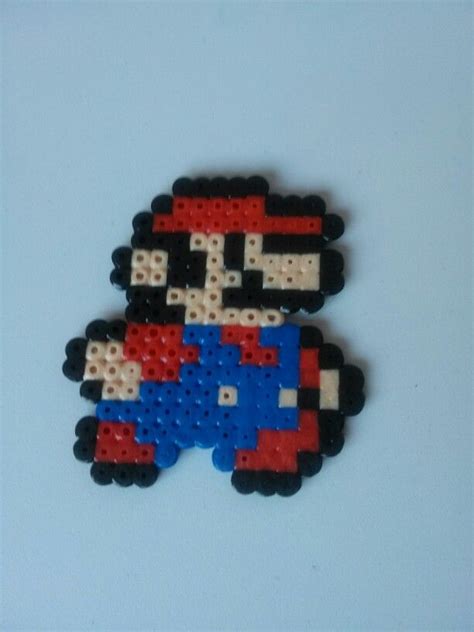 Mario Bross Hama Midi Hama Beads Mario Abalorios Hama Llaveros