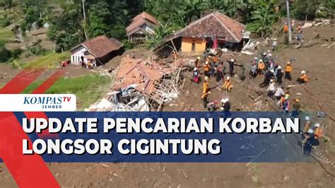 Hari Ke 4 Pencarian Korban Longsor Di Kampung Cigintung 6 Masih Hilang