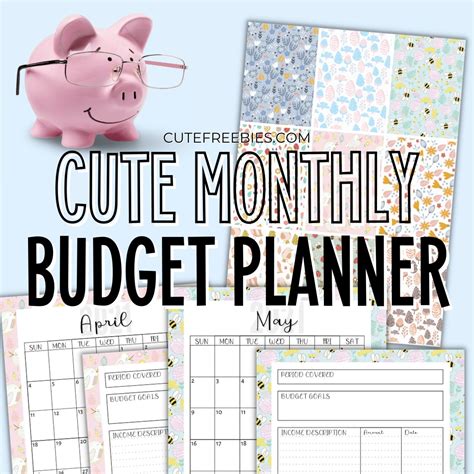 Free Monthly Budget Template Budget Planner Template Monthly Budget