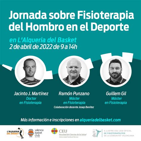 Jornada Sobre Fisioterapia Del Hombro En El Deporte FBCV