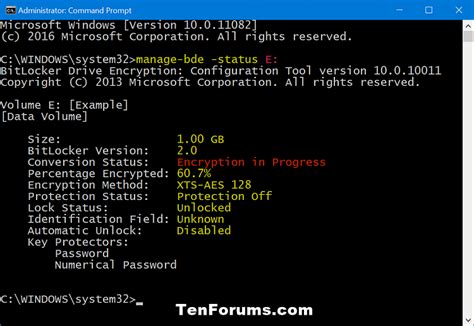 Check Bitlocker Drive Encryption Status In Windows Tutorials