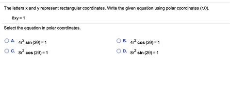 solved the letters x and y represent rectangular