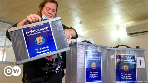 Referendums Continue In Occupied Ukraine Dw