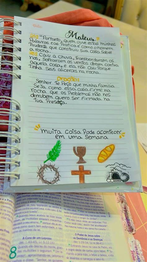 Devocional Mateus 7 24 em 2024 Devocionais Devocional diário cristão