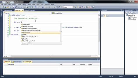 Visual Basic Tutorial 2 Controls Comments Variables And Data Types