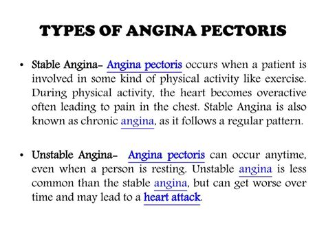 PPT Angina Pectoris Causes Symptoms Diagnosis And Treatment