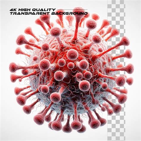 Maladie Virale Infection 3d Maladie Médicale Flottante Cellule Du Virus