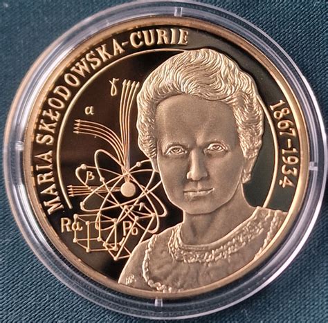 Wielcy Polacy Maria Sklodowska Curie Numizmatyka Monety