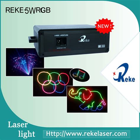 New 5000RGB Full Color Animation Laser Projector China 5w Rgb Outdoor