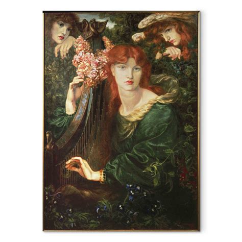 Tableau déco La Ghirlandata Dante Gabriel Rossetti Reproductions