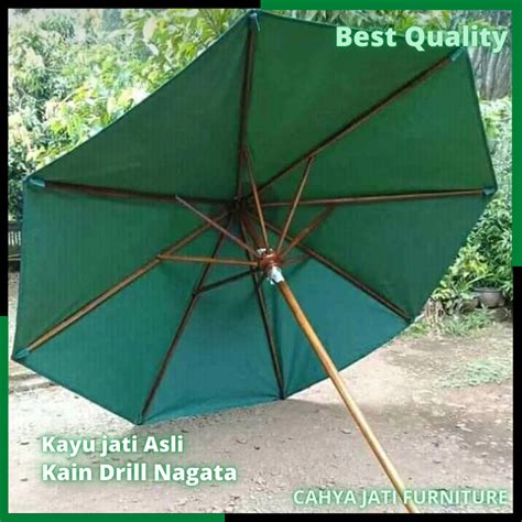 Jual Tenda Payung Taman Outdoor Untuk Meja Cafe Bahan Kain Drill Nagata