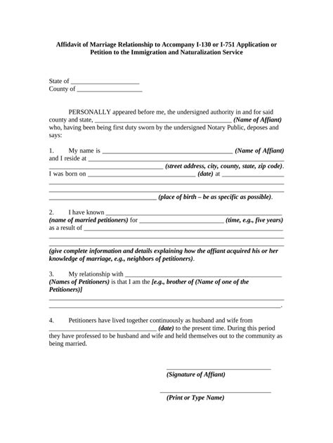 I Affidavit Of Support Form Printableaffidavitform