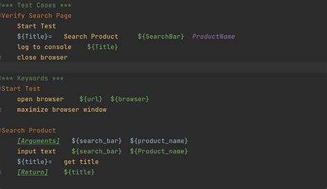 How To Create User Defined Keywords In Robot Framework