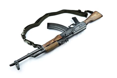 4K Ultra HD Wallpaper Of A Man Made AK 47