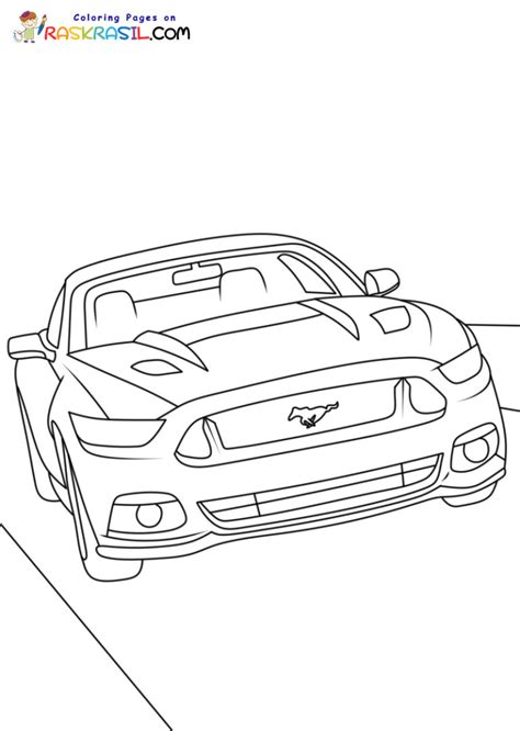 Coloriage Mustang à imprimer