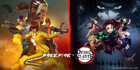 Lista la colaboración Free Fire x Demon Slayer Kimetsu no Yaiba