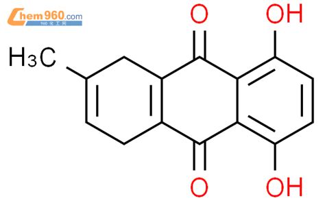65698 32 0 9 10 Anthracenedione 1 4 dihydro 5 8 dihydroxy 2 methyl 化学式
