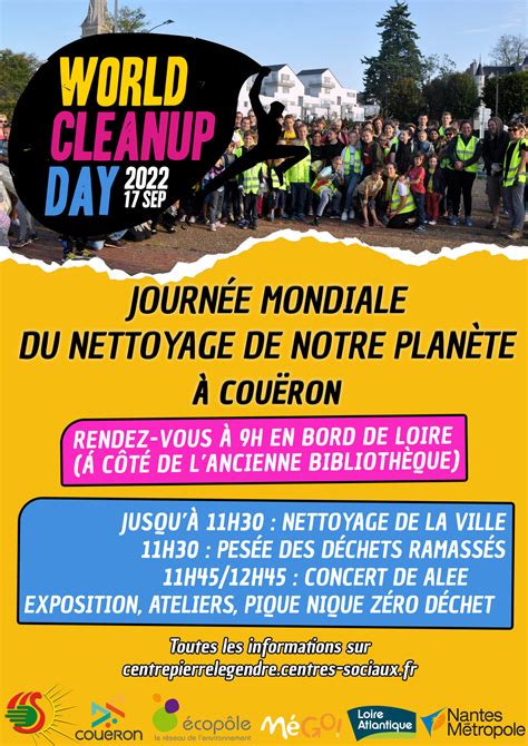 World CleanUp Day 2022 Centre Pierre Legendre de Couëron