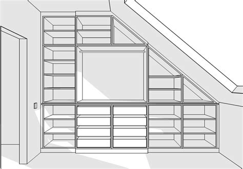 Szafa Pod Skosem Bytom Studio Meblowe BESI