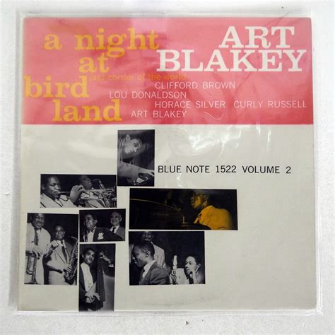 代購代標第一品牌樂淘letaoART BLAKEY A NIGHT AT BIRDLAND VOL 2 BLUE NOTEBLP1522