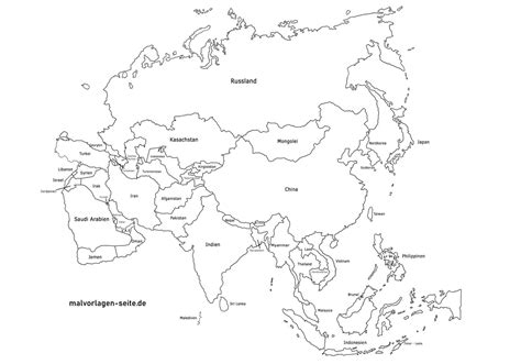 Kontinente Weltkarte Ausmalbild Asienkarte Zum Ausmalen Zum Ausmalen