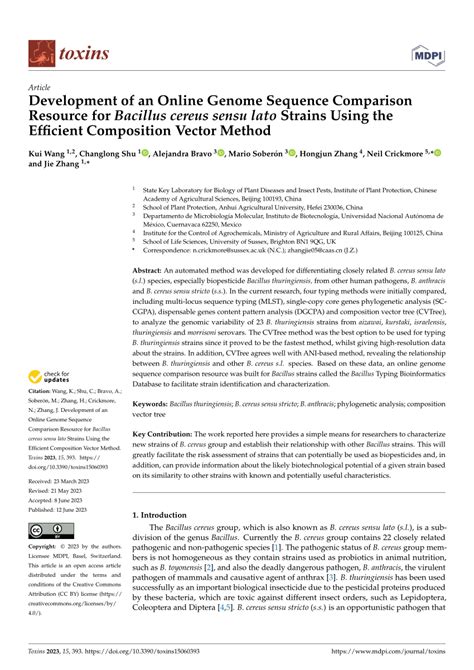 Pdf Development Of An Online Genome Sequence Comparison Resource For