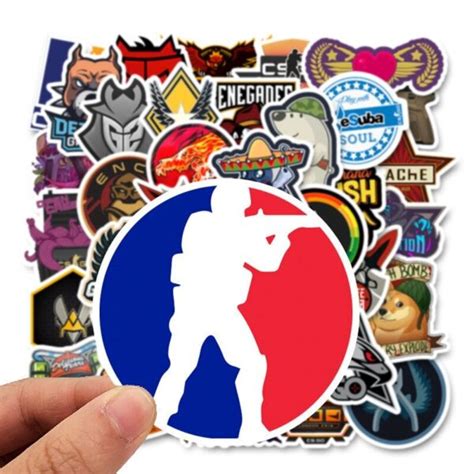 50 Adesivos Stickers CS GO GamePro